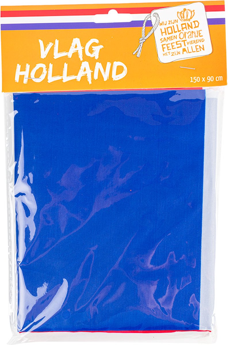 Hollandse Vlag | Hollands Feest | 150 x 90 cm | rood wit blauw | bol.com