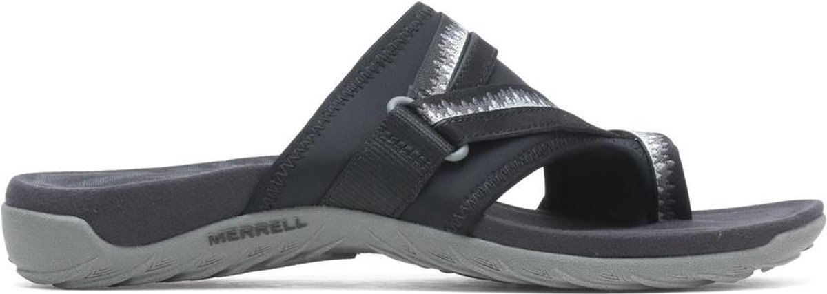 Merrell Terran 3 Cush Post Slipper Dames - Kleur Black - Maat 40 | bol.com
