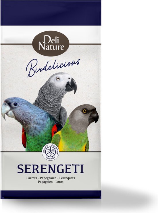 Deli Nature Birdelicious Papegaaien Serengeti 750 gr | bol