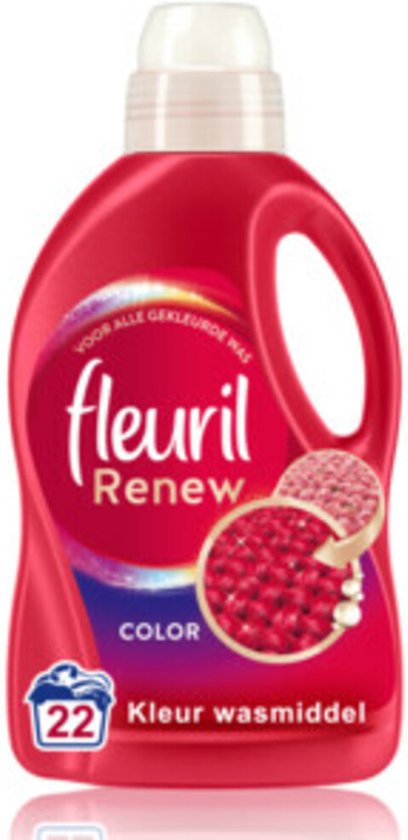 Fleuril Wasmiddel Renew Kleur 22 Wasbeurten 1,32 liter | bol