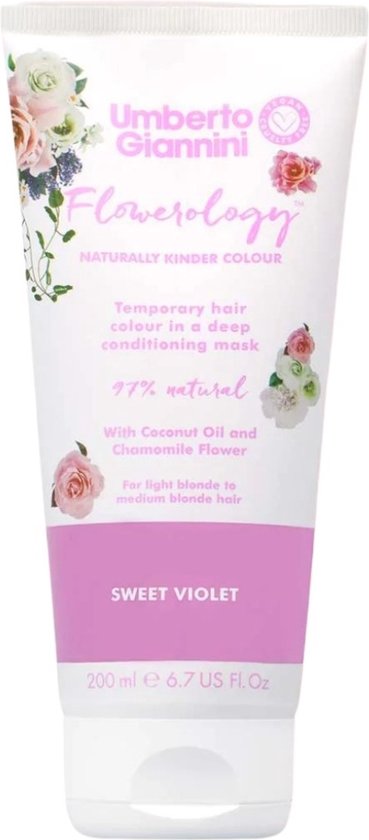 Umberto Giannini Flowerology Temporary Colour Mask Sweet Violet