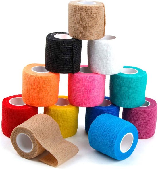 2x Rode Elastische Sport / Grip Tape Tattoo PMU Handpoke / Stick en ...