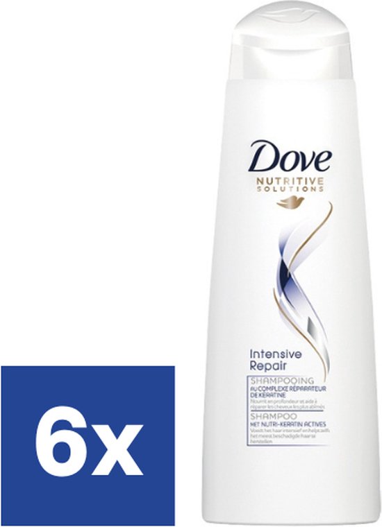 Dove Intense Repair Shampoo - 6 x 200 ml | bol