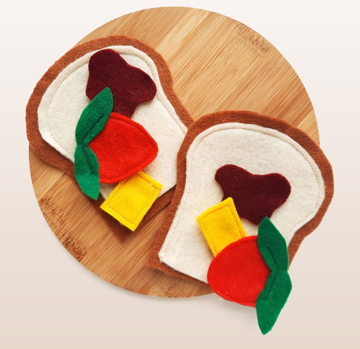 Speelgoed eten ontbijt set van vilt | bol.com