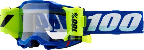 100% - Accuri 2 Forecast - Motocross Enduro Roll Off Bril - Blauw / Wit ...