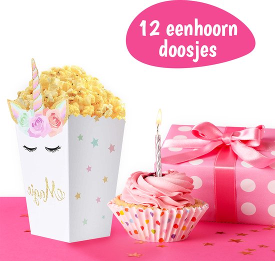 Popcorn Bakjes - Uitdeeldoosjes Uitdeelzakjes Papier - Traktatie ...