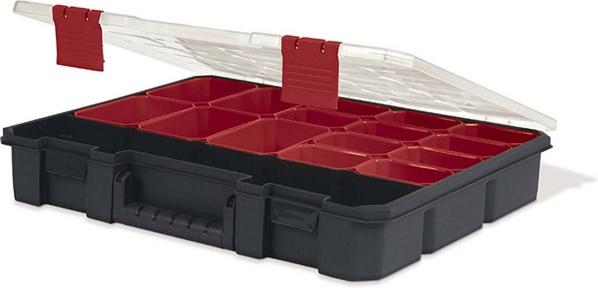 Keter Organizer 16" sortimentsdoos 42 x 33.4 x 70 cm antraciet met ...