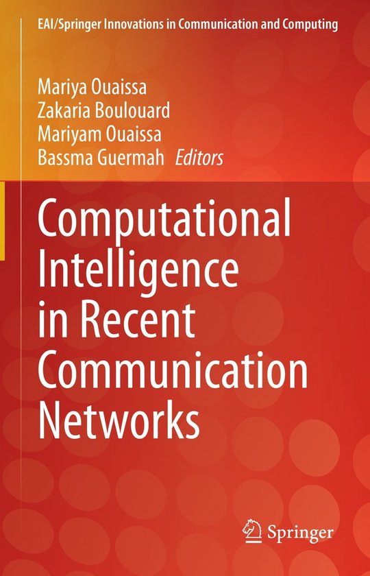 EAI/Springer Innovations in Communication and Computing - Computational Intelligence... | bol.com