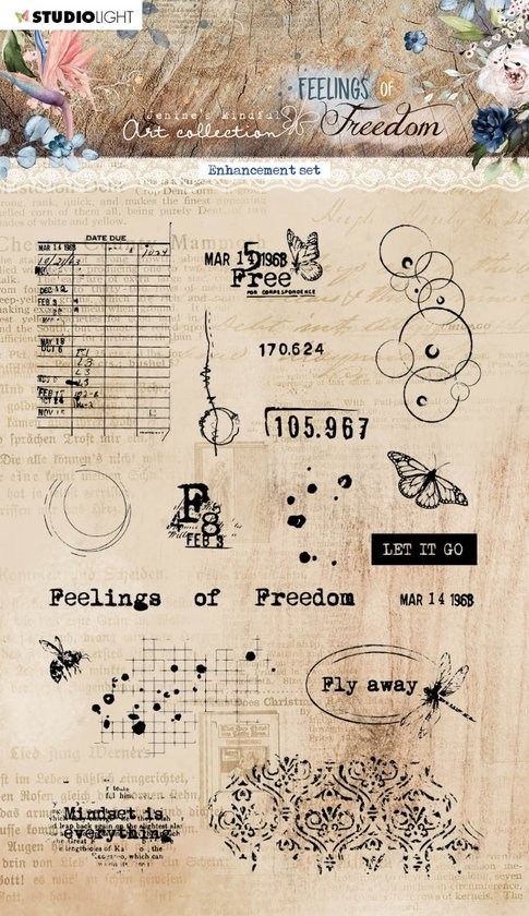 Clear stamps enhancement set - JMA Feelings of freedom nr. 423 | bol.com