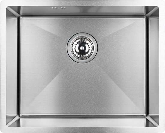 Marmara - 1-bak spoelbak, inox | bol