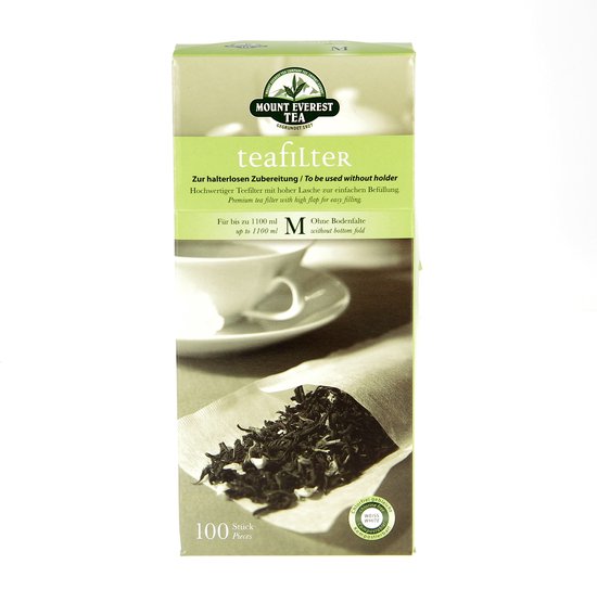 Mount Everest Tea Sachets M - Medium - 100 thee filters zakjes voor pot ...