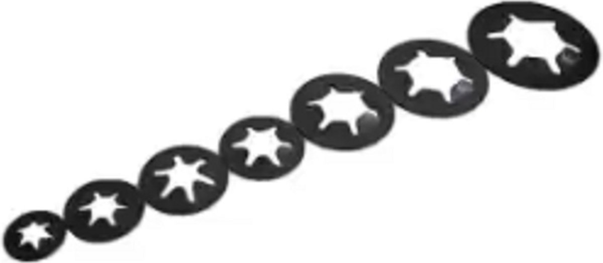 Assortiment Starlock borgringen 260 dlg.-Borgring sluitring assortiment ...