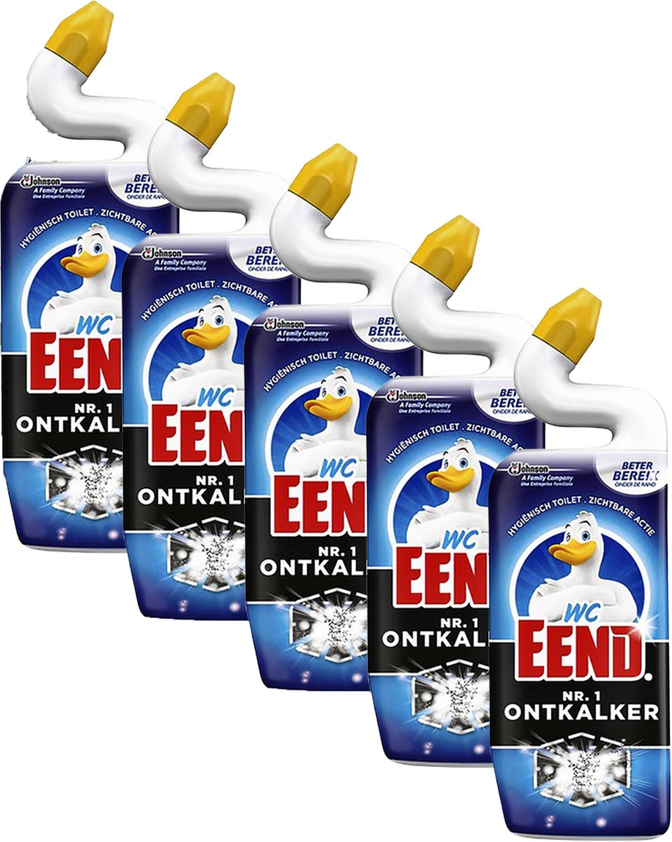 5x WC Eend Nr. 1 ontkalker - toiletreiniger - 5x 750ml | bol.com