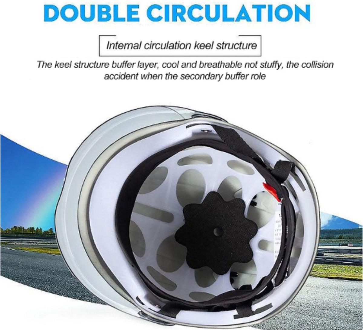 Yuricoo - Scooter helm zwart - Helmplicht - Offroad helm - Brommer helm ...