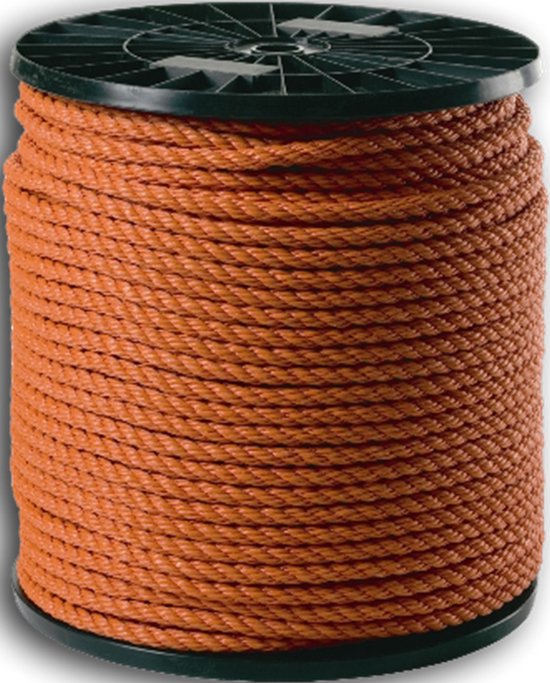 Muller polypropeen touw 10mm - oranje (Per 200 meter) | bol.com