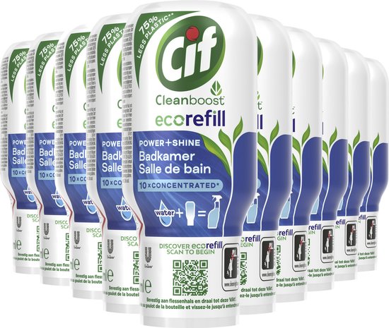 Cif Power & Shine Badkamer Ecorefill Capsule - 10 x 70 ml ...
