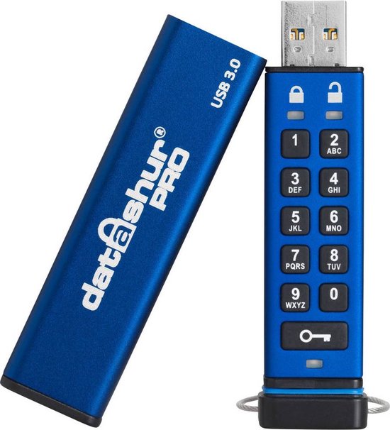 iStorage Datashur Pro - USB-stick - 128 GB - BeNeLux Edition | bol