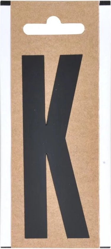Pro Plus Letter Etiket / Sticker "K" - Hoogte 10 cm | bol