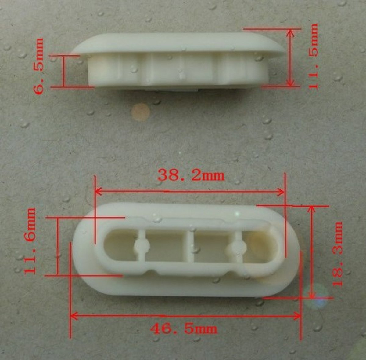 FSW-Products - 6 Stuks - WC Buffers Set - ABS - Buffer voor Wc - Wc ...