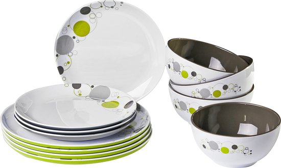 Brunner Midday Space Melamine Servies Set 12 St. | bol