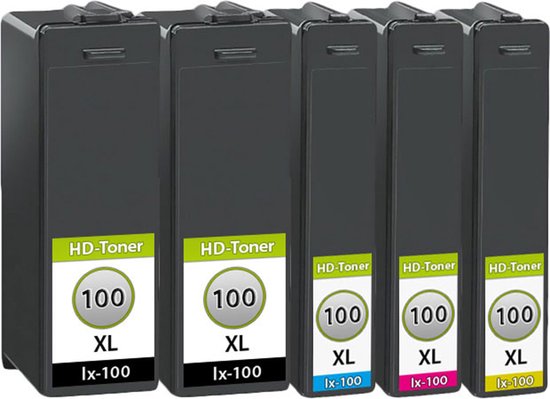LE-100XL BK/C/M/Y 14N1068E Multipack Huismerk Inktcartridge ...