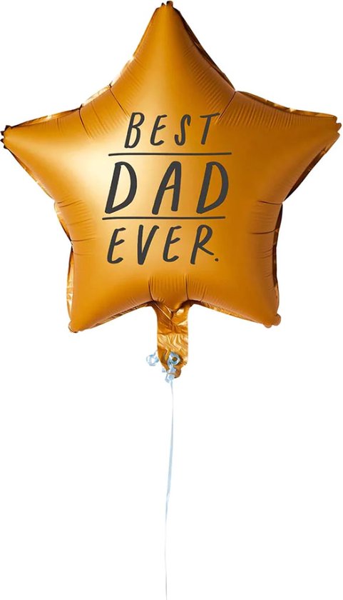 Ster 'Best Dad Ever' - Goud | bol