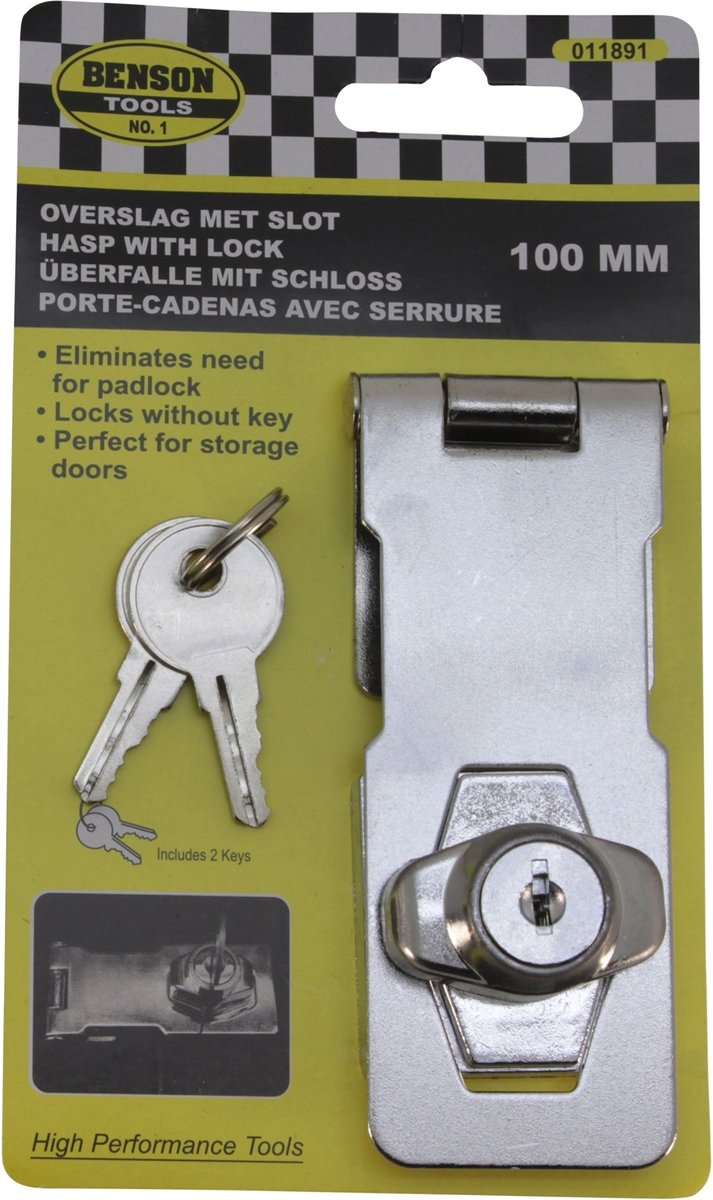 Benson Overslag met Slot - Kistslot - Kofferslot - Monteren ...
