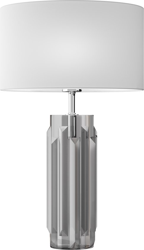 Maytoni - Tafellamp Muse Smoke/Chroom Ø 32 cm | bol.com