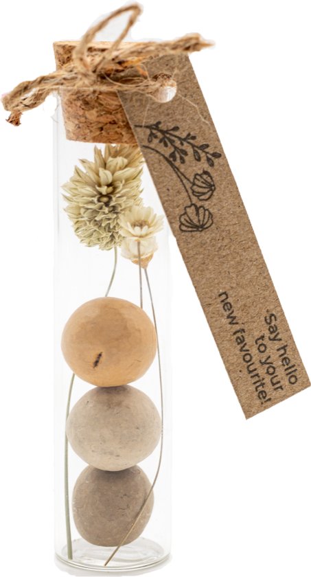 Blossombs in glas - 3 stuks bloembommetjes - cadeau - moederdag ...