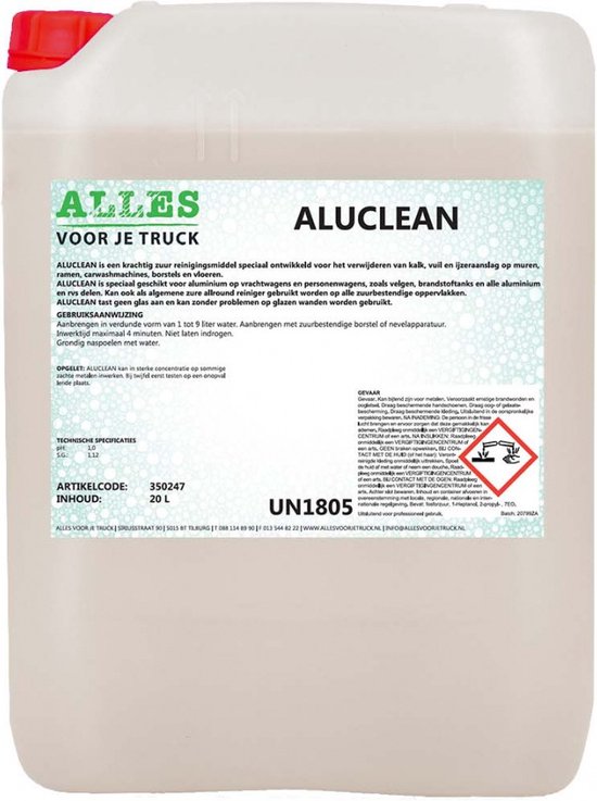 Aluminium reiniger AVJT Aluclean, 20 ltr | bol