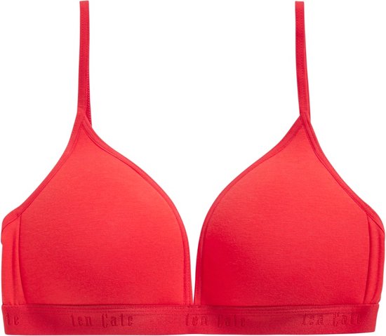 Basics voorgevormde bh rood voor Meisjes | Maat 70AA | bol