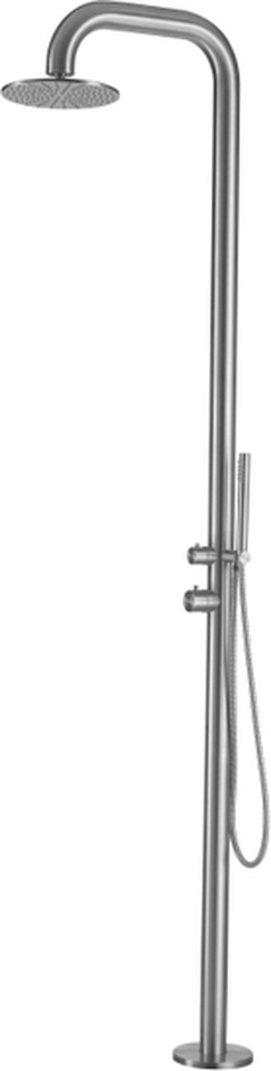 Saniclass Outdoor Deluxe Buitendouche - met handdouche – Vrijstaand ...