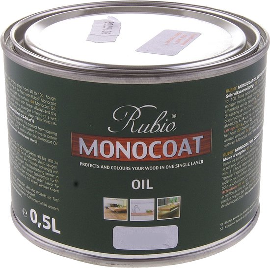 Rubio Monocoat hardwaxolie RMC Smoke 500 ml | bol.com