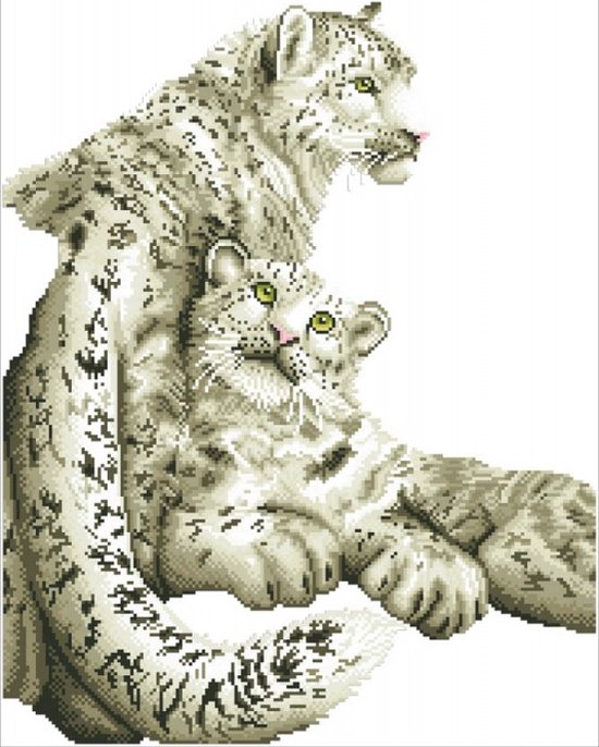 Diamond Painting - Knutselen - Snow Leopards | bol.com
