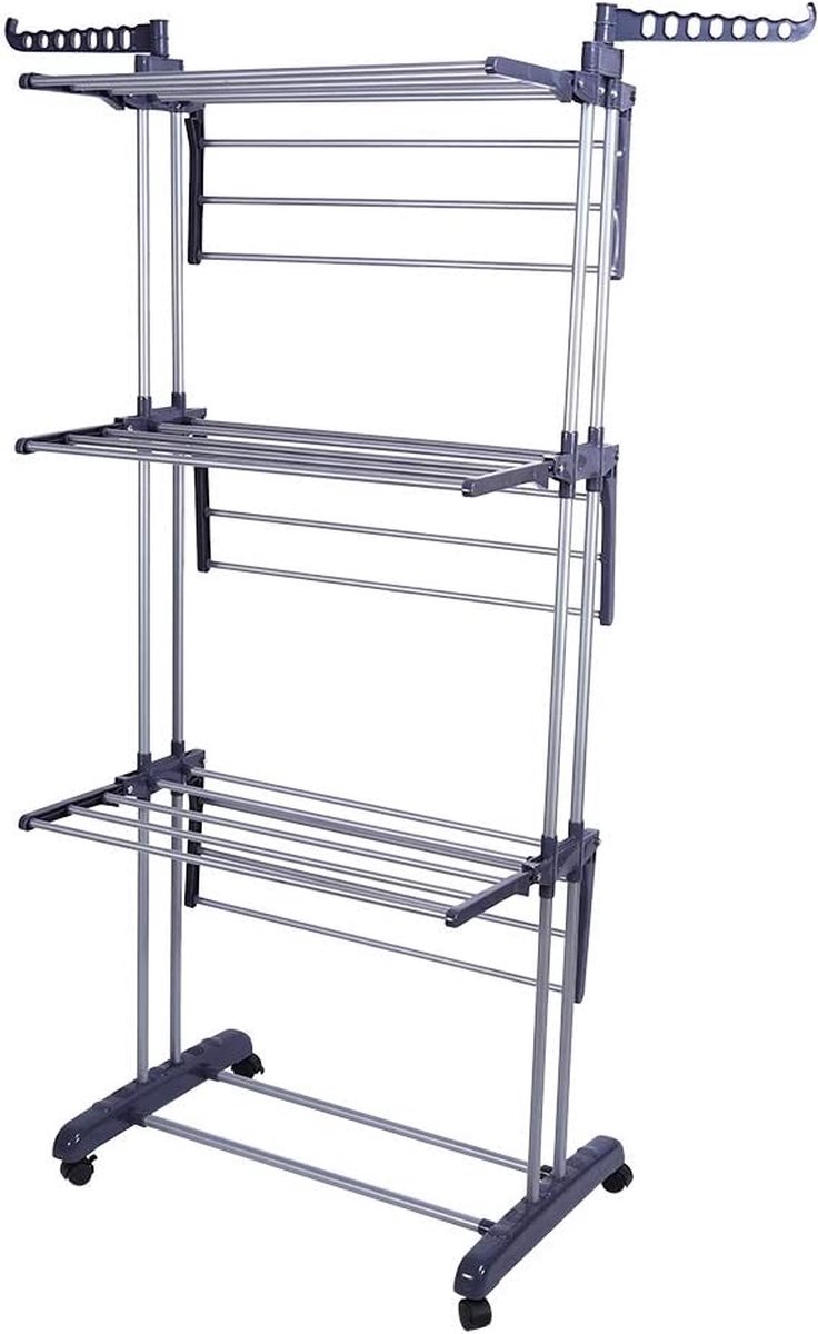 Droogrek voor binnen, wasrek / collapsible laundry rack - opvouwbaar ...