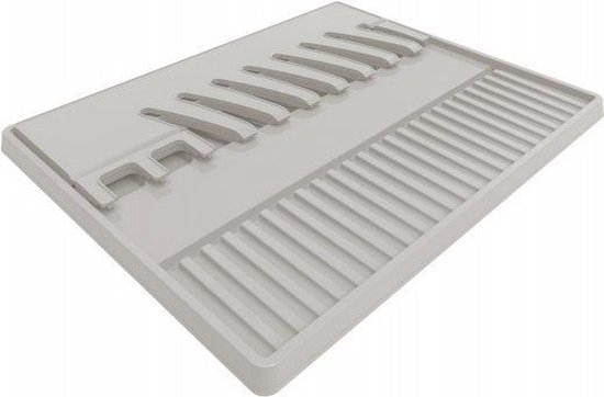 Rotho - Opvouwbaar Afdruiprek voor de afwas - Space wonder - Cool grey ...