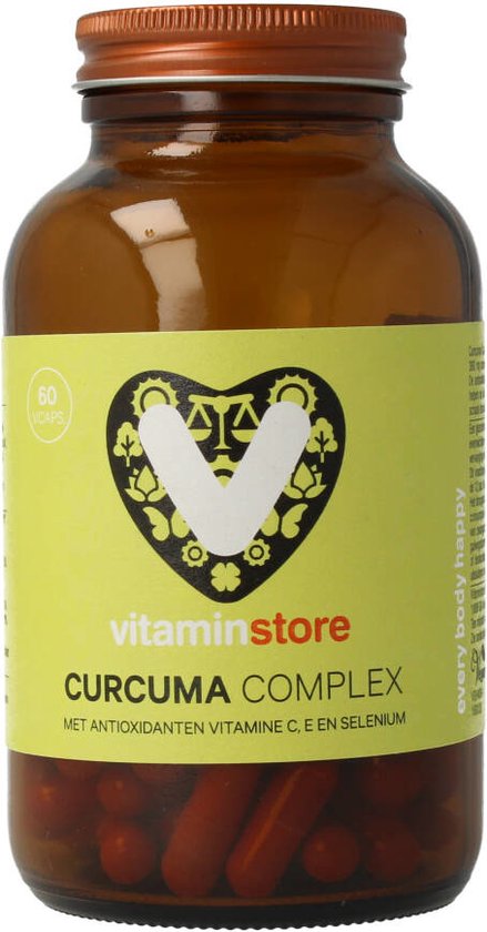Vitaminstore - Curcuma Complex (Kurkuma) met Resveratrol - 60 vegicaps ...