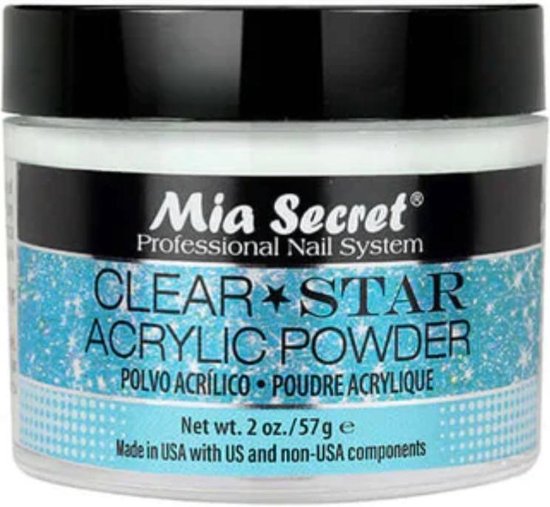 Mia Secret Acryl Poeder Clear Star - 59 ml | bol