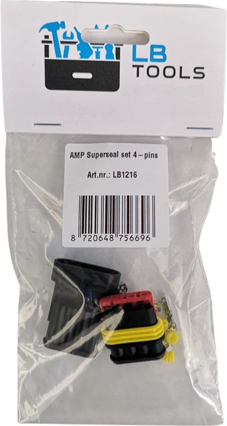 LB Tools AMP Superseal connector 4-pins set | bol