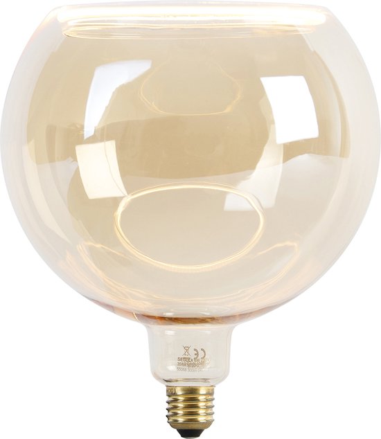 Segula LED lamp Floating Globe 200 6W E27 1900K - goud | bol.com