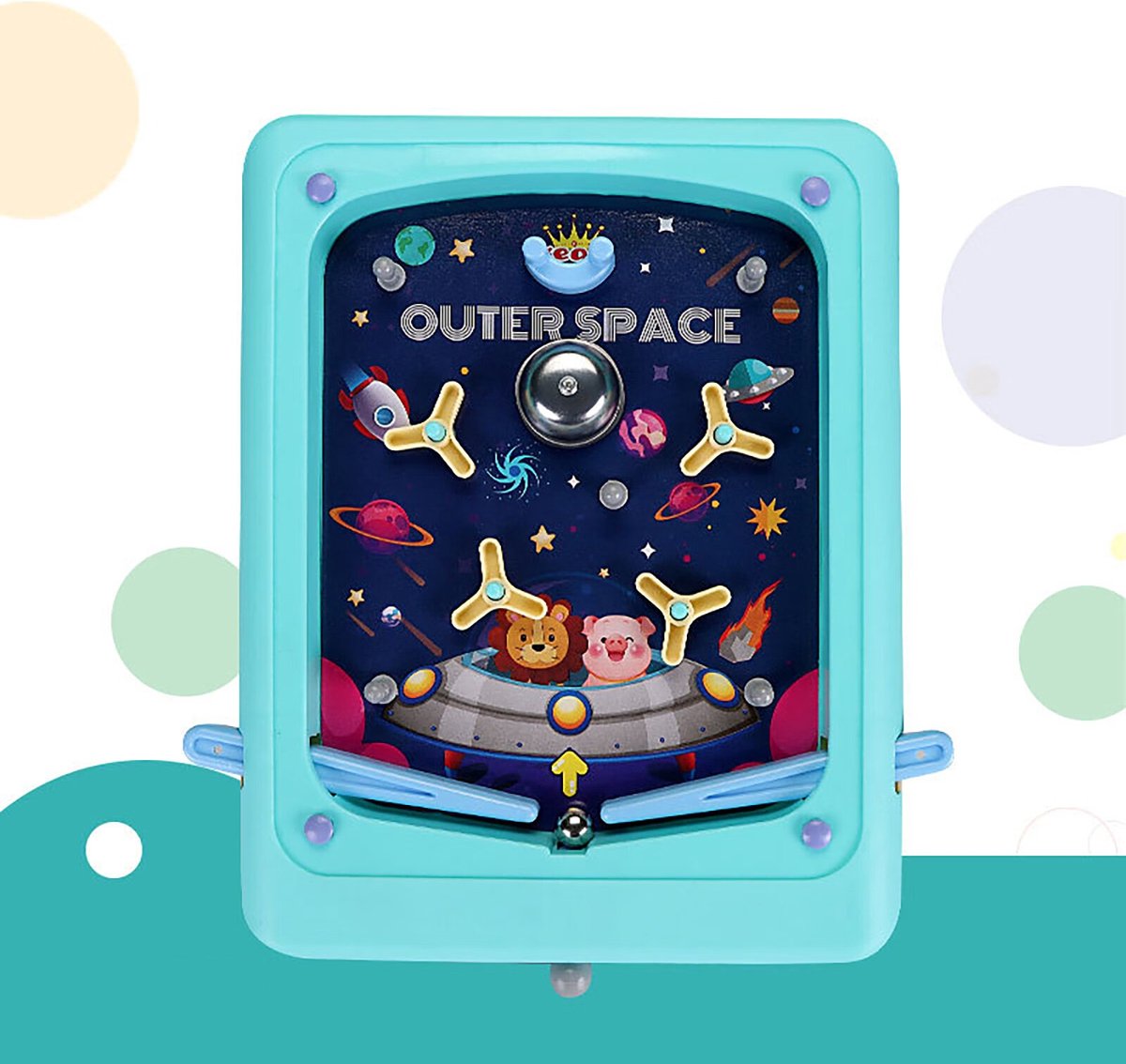 Junior Arcade Pinball Flipperkast Interactief Educatief Speelgoed ...