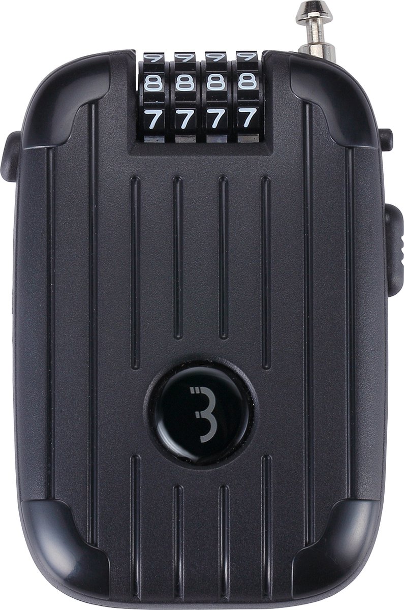 BBB Cycling MiniCase XL Fietsslot - Kabelslot Fiets Cijferslot - Codeslot Oprolbaar -... | bol