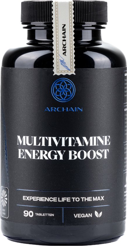 Archain Multivitamine Energy Boost - Vegan - Met Maca Extract - 90 ...