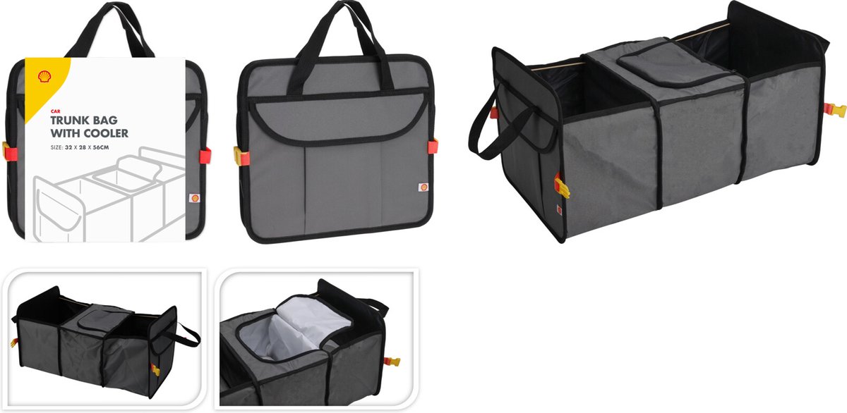 Shell Kofferbak Organizer XL - Stevige Auto Organizer - Kofferbak ...