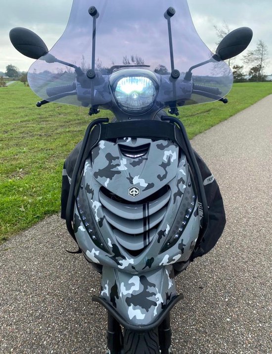 Piaggio Zip Stickerset - Scooteraccessoires- Camouflage Set - Grijs ...