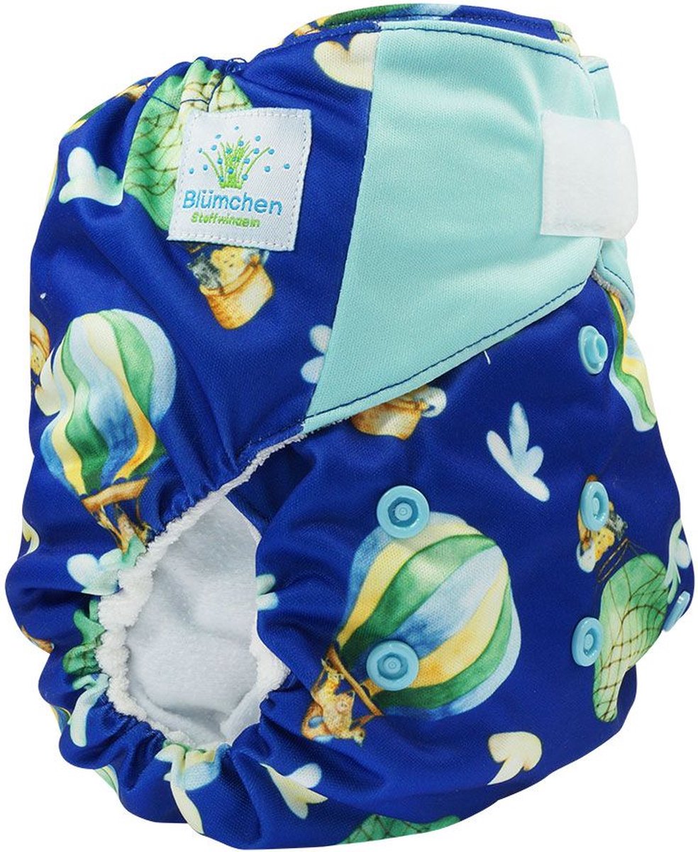 All in one wasbare luier - alles in één luier - Blümchen - Balloons ...