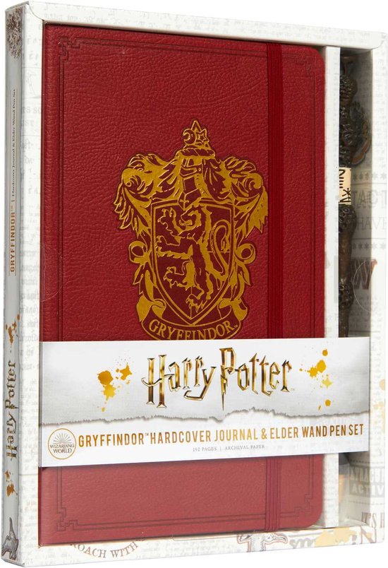 HARRY POTTER GRYFFINDOR HC RULED JOURNAL (WITH PEN) | bol