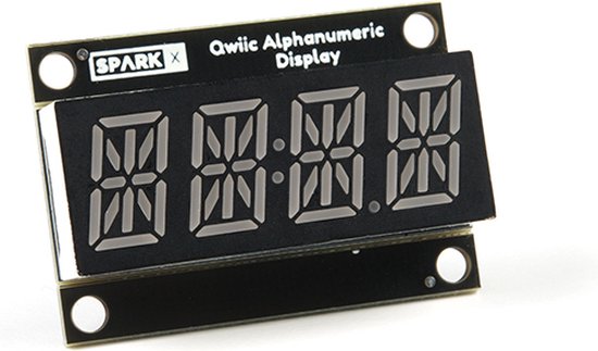 Qwiic Alphanumeric Display - Blue Sparkfun SPX-16426 | bol