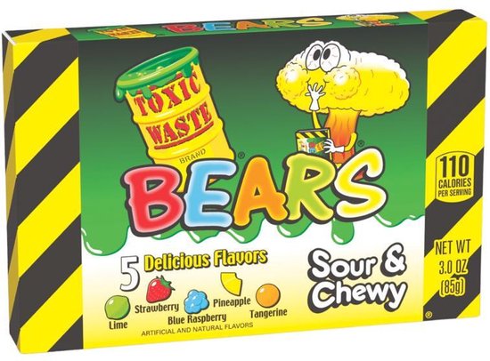 Toxic Waste chewy bears box 12 stuks | bol