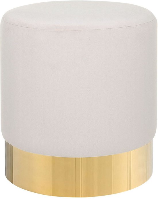 SOPHIA - Poef - Roze - 39 cm - Fluweel | bol